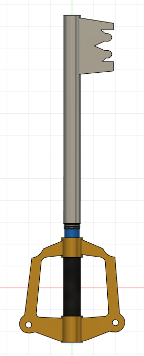 KH 2 Keyblade by Zellor | Download free STL model | Printables.com