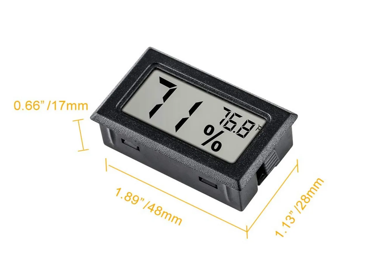 Dry Box Humidity-Temperature Meter Holder by elcubano | Download free ...