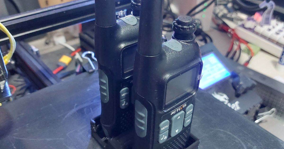 Retevis RT616 base by Kolvert | Download free STL model | Printables.com