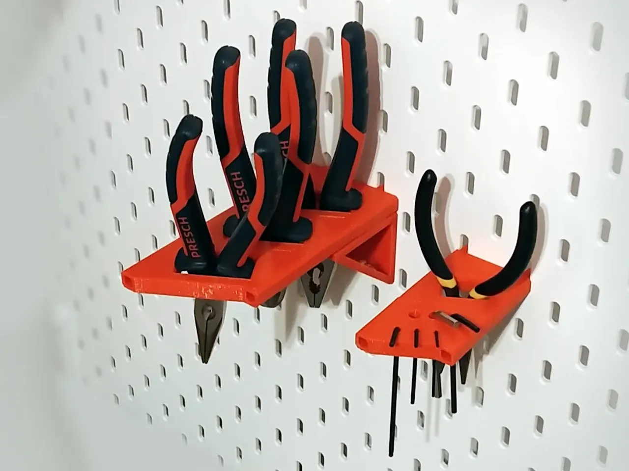Modular sideways pegboard rack (.step files included) by Schrittmotor ...