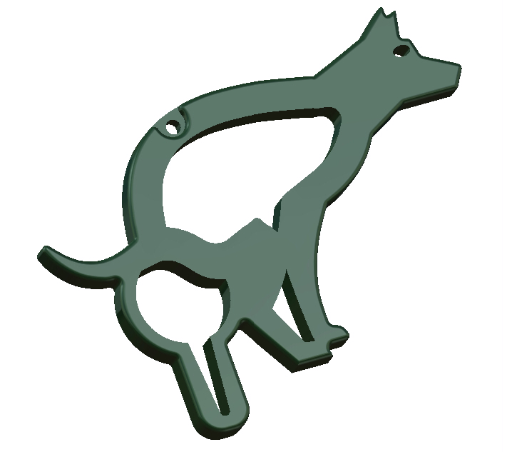 DOG POOP BAG HOLDER by CADGUY88 | Download free STL model | Printables.com