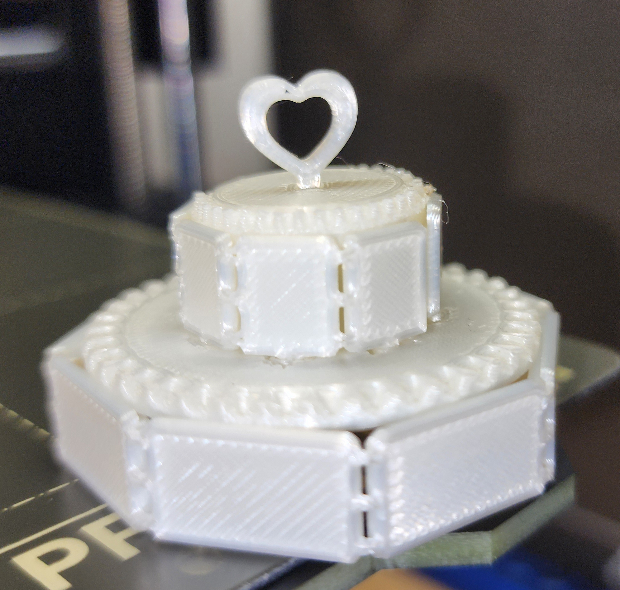 Build-your-own Mini Wedding Cake kit card by Triple G Workshop ...