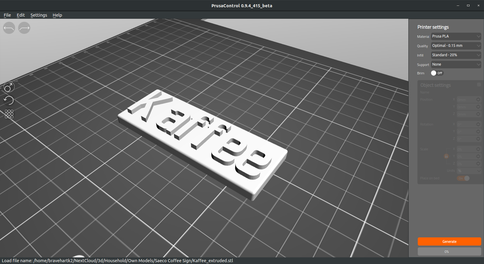 Saeco Coffee Container Signs by Bravehartk2 | Download free STL model ...