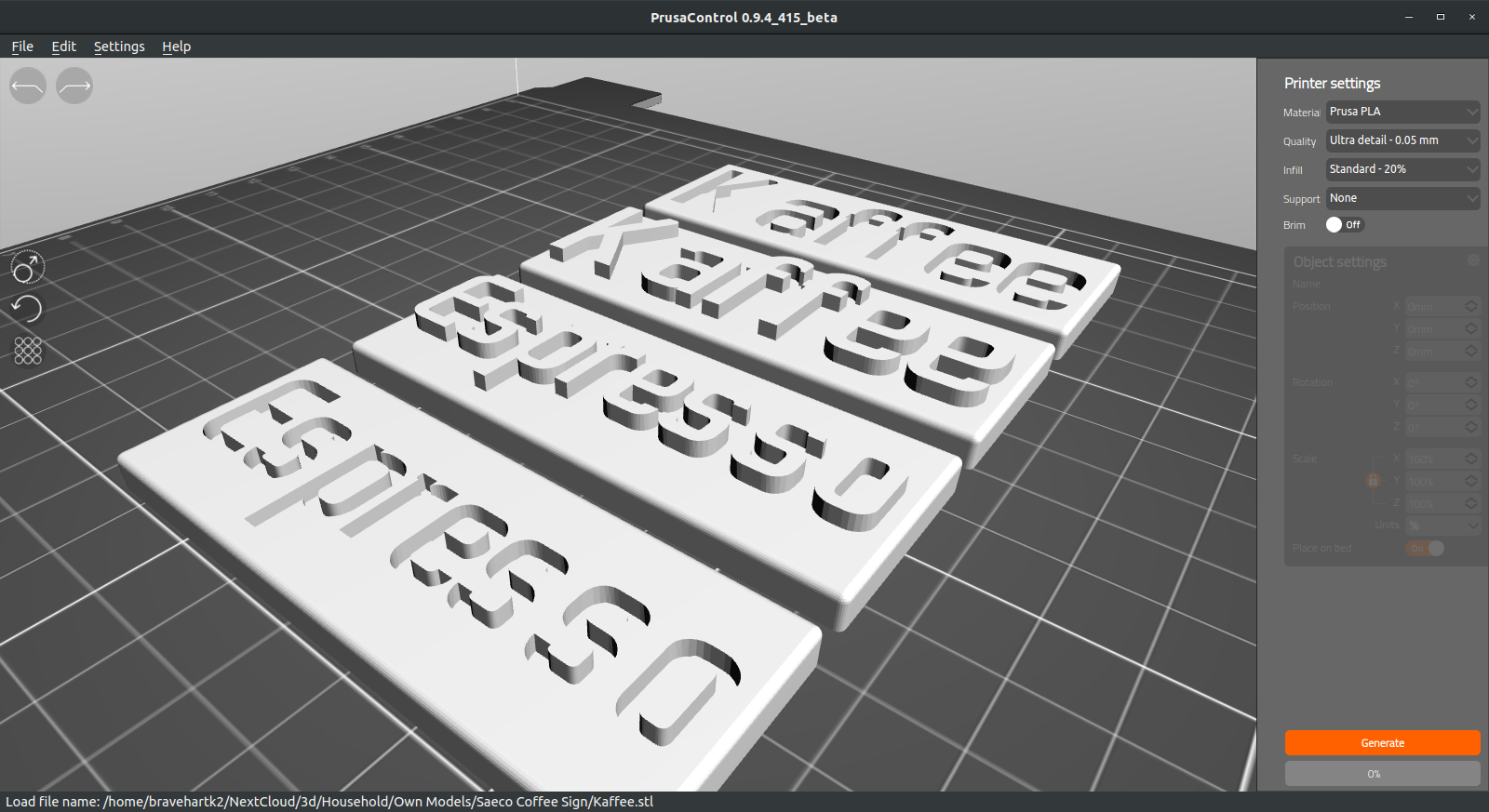 Saeco Coffee Container Signs by Bravehartk2 | Download free STL model ...