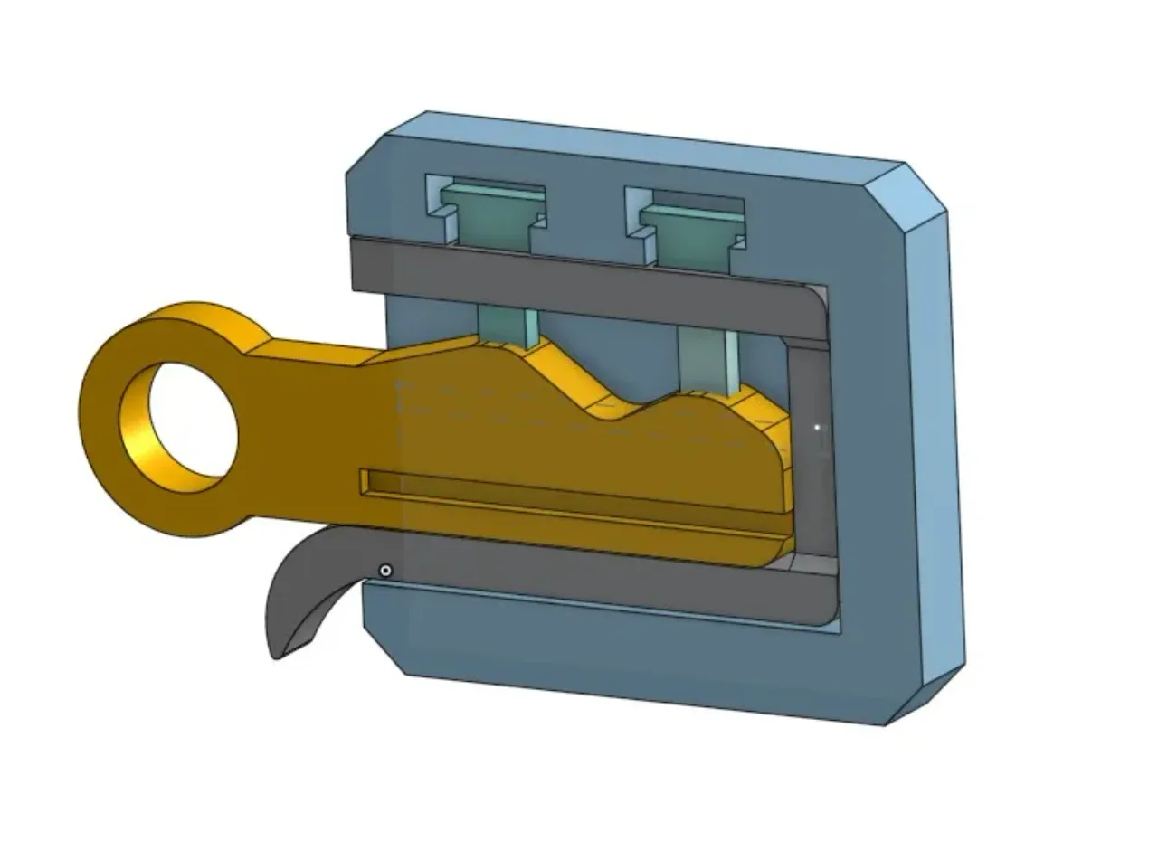 Simple Lock by Rieyhoughonn lucky | Download free STL model ...