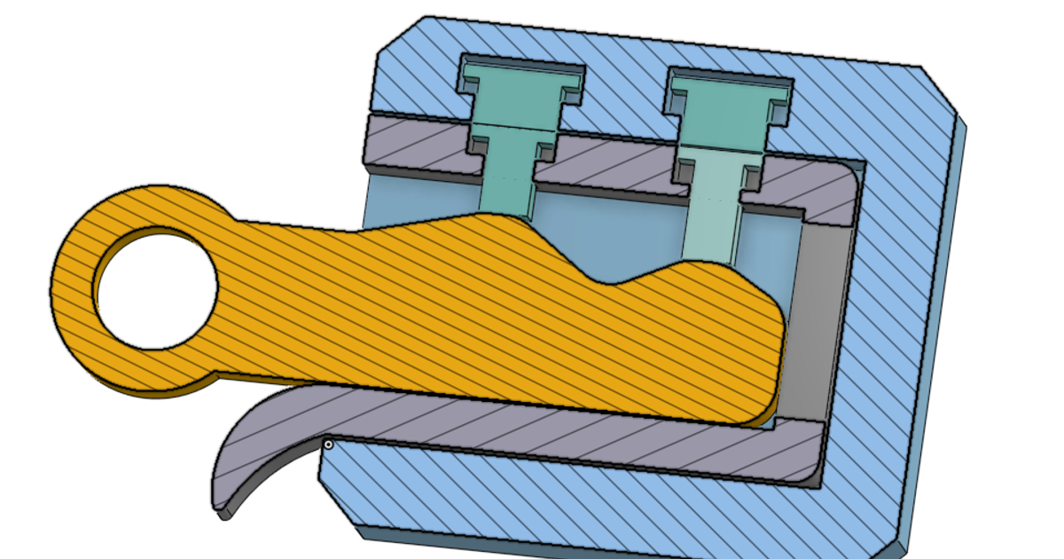 Simple Lock by Rieyhoughonn lucky | Download free STL model ...