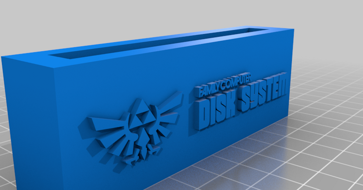 Zelda_Famicom_Disk_Display by New23DPrinting | Download free STL model ...