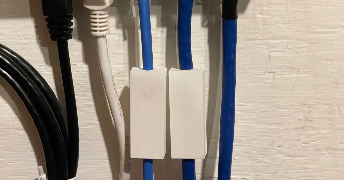 Cable Label by ThomPatterson | Download free STL model | Printables.com