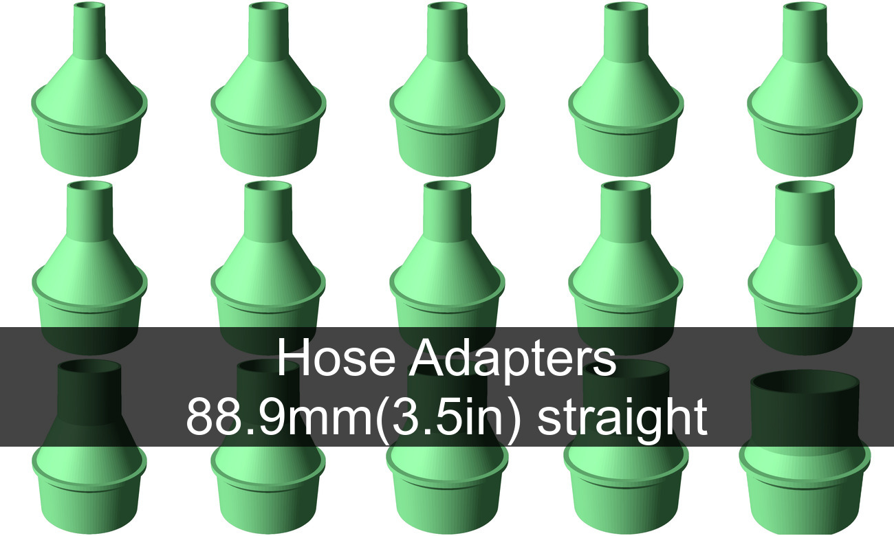 Vacuum hose adapters for all common sizes by Max | Download free STL ...