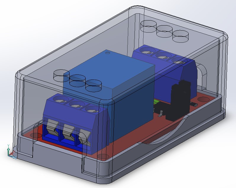 5V One Channel Relay Module Case by Remy | Download free STL model ...