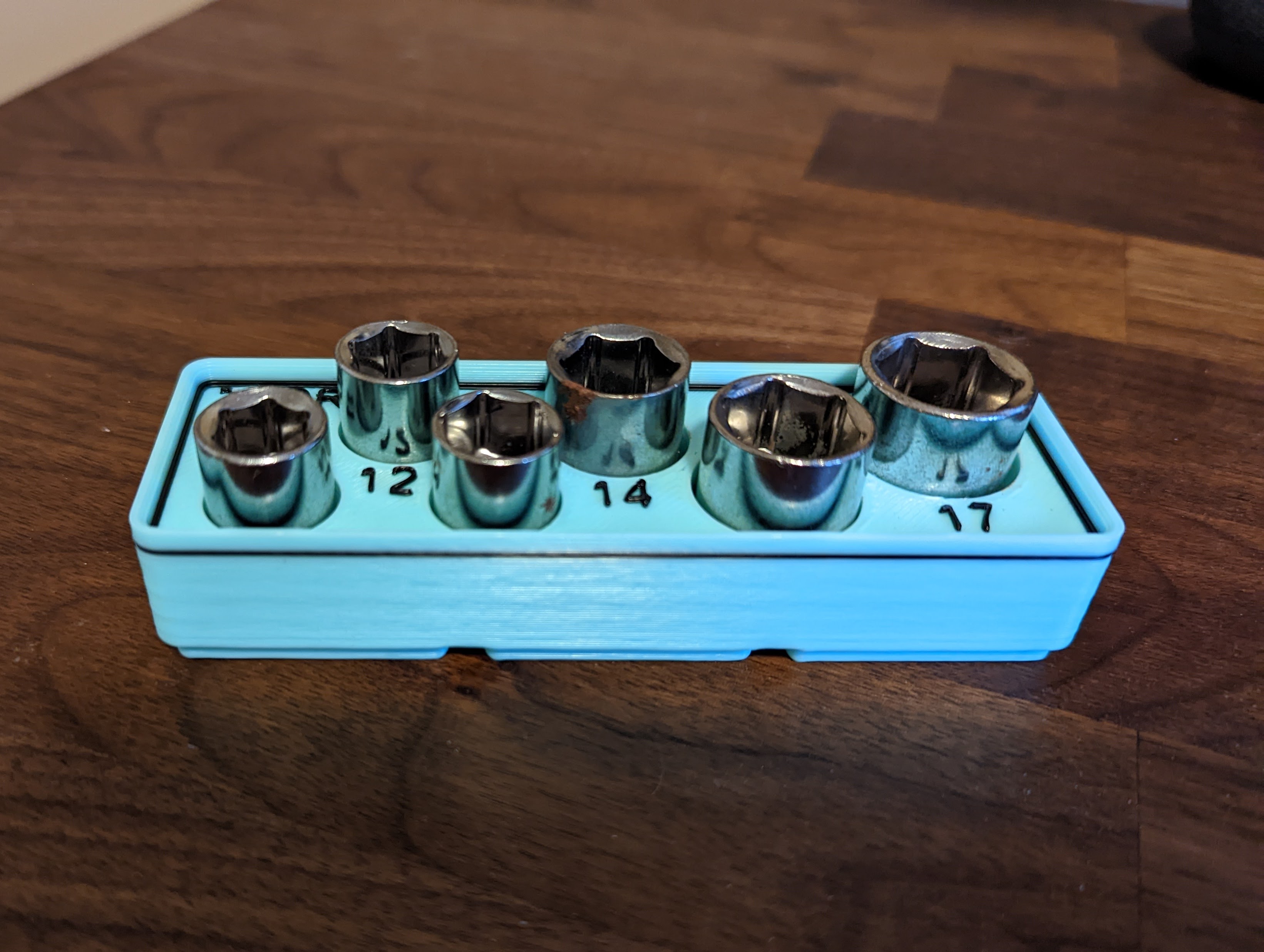 Gridfinity Metric Sockets 3/8"DR by AaronOaks | Download free STL model ...