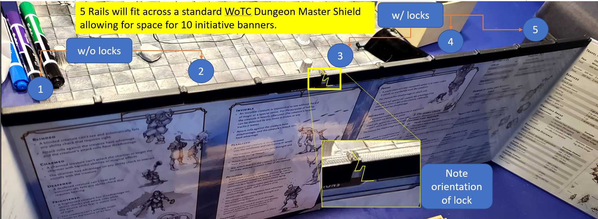 Initiative Tracker - Game Master Shield Mounted by PyneVoldor ...