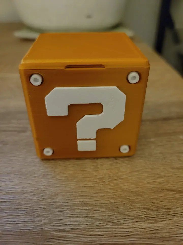 Mario Question Block SD/MicroSD Card Holder by DaCeeej | Download free ...