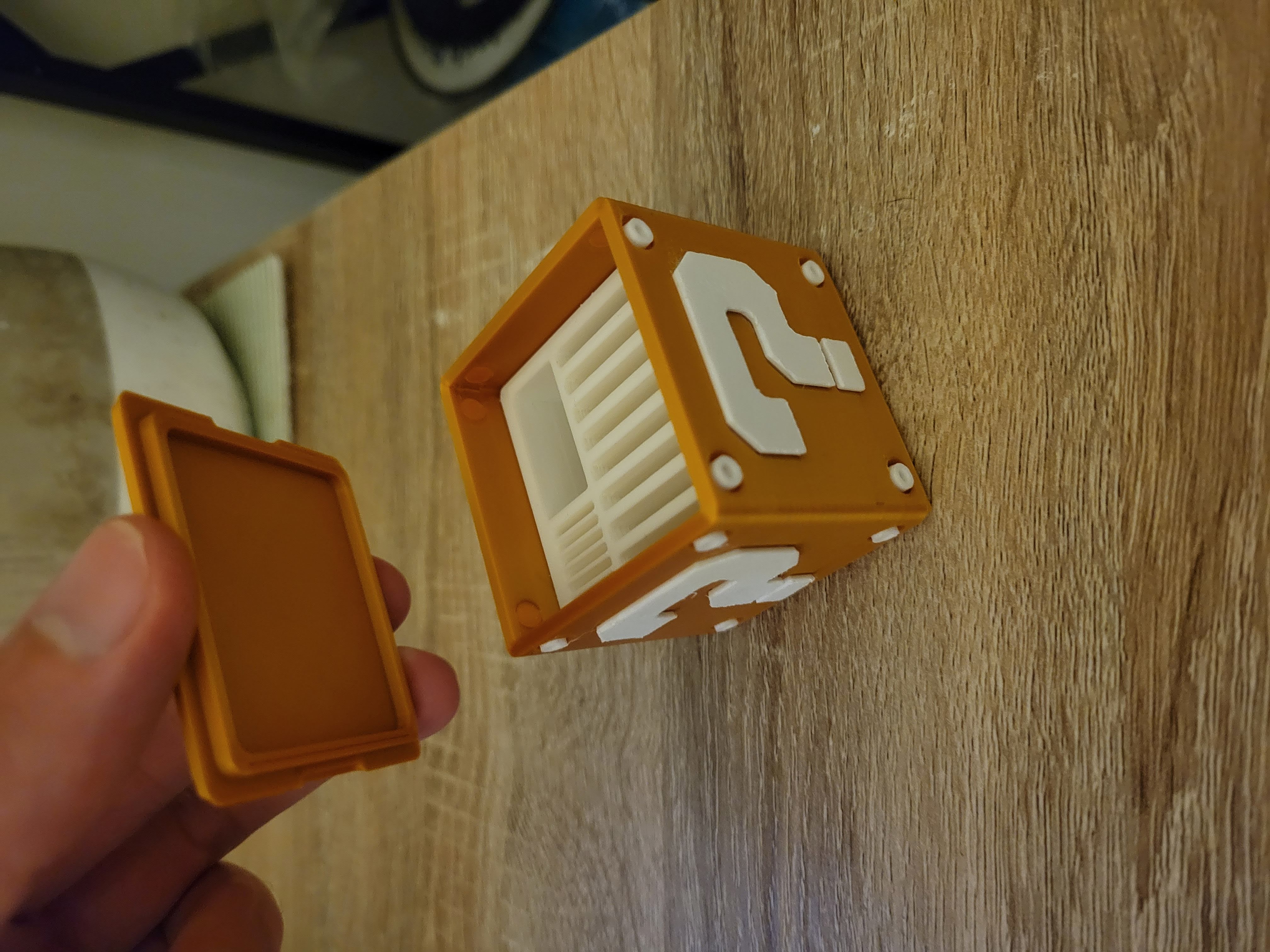 Mario Question Block SD/MicroSD Card Holder by DaCeeej | Download free ...