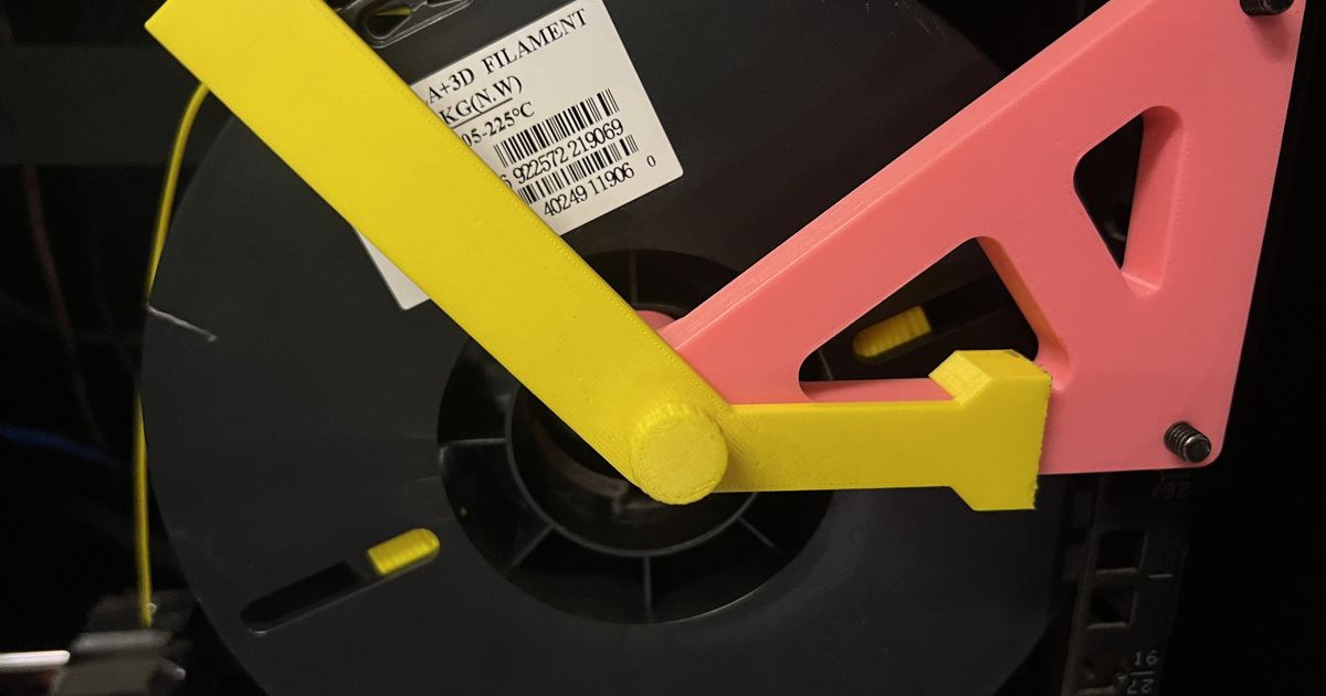 Filament guide for Rack Mount Enclosure by Robagon3D by Max | Download ...