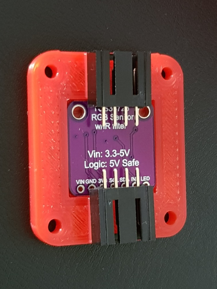 TCS34725 Colour sensor housing by Alex Henstra | Download free STL ...