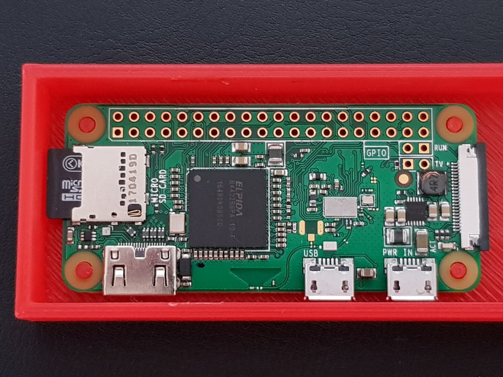Raspberry Pi Zero W case for OctoPi by Alex Henstra | Download free STL ...