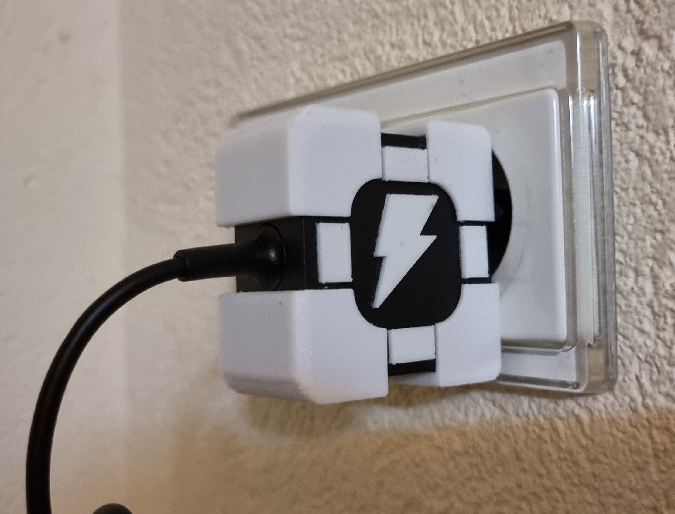 Power/Companion cube Steam Deck power adapter attachment by Lex ...