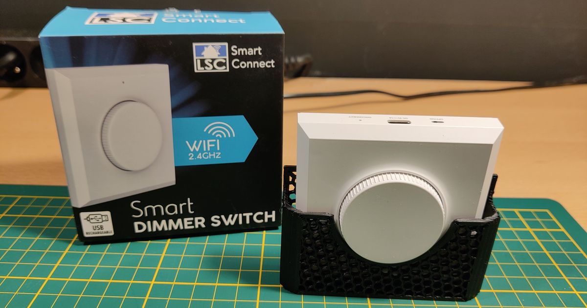 Wallmount for LSC Dimmer Switch by Moazeneir | Download free STL model ...