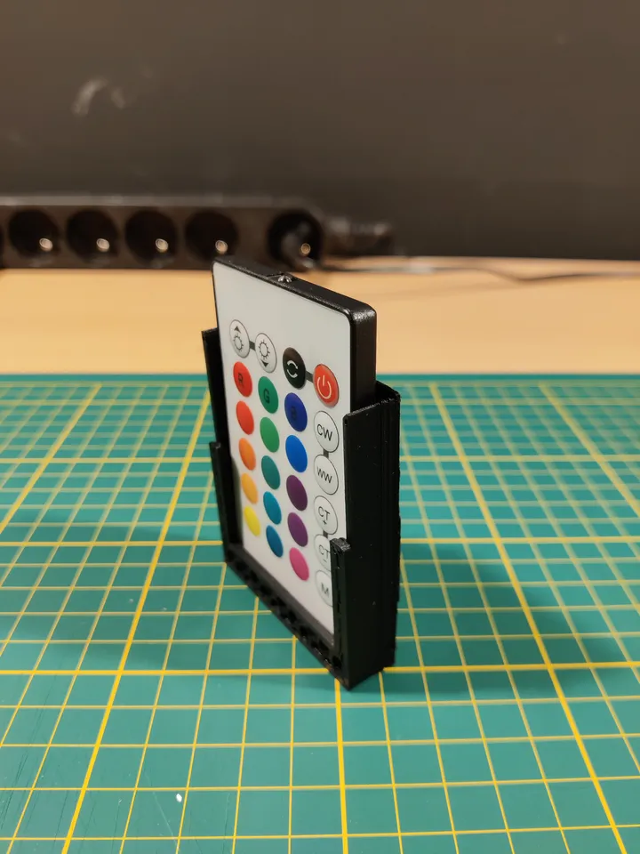 Wall mount for LED remote (Credit Card Size) by Stached | Download free ...