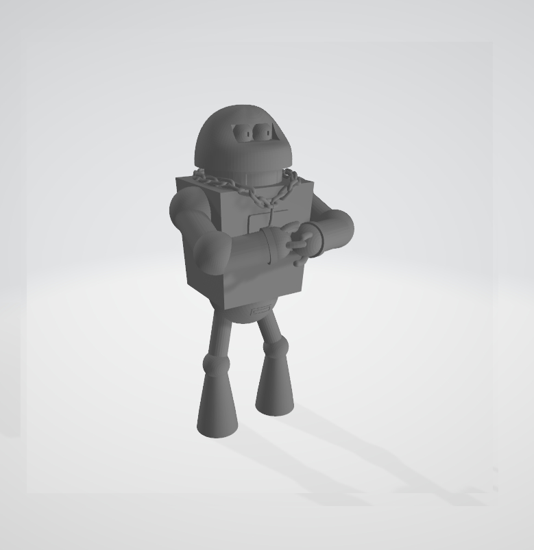 Futurama Robot Mafia Joey by MTom | Download free STL model ...