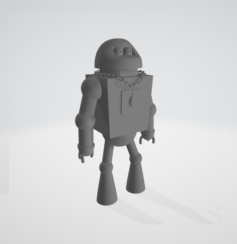 Futurama Robot Mafia Joey by MTom | Download free STL model ...