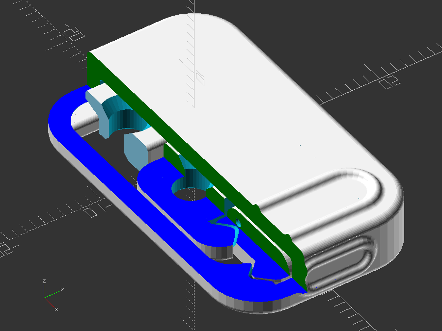 modern design concealed latch by Jack | Download free STL model ...