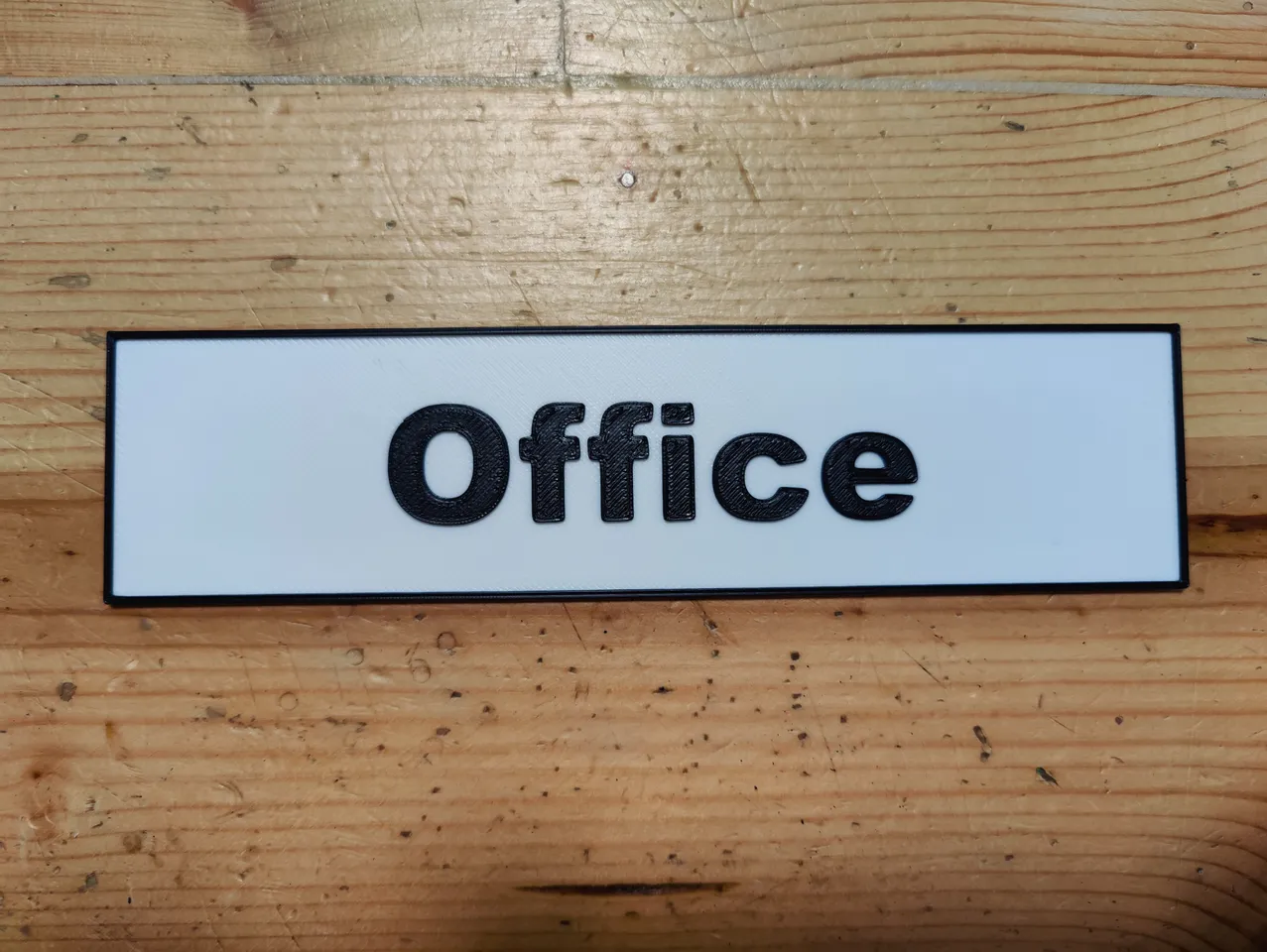 Office Sign by MadTNOTN | Download free STL model | Printables.com