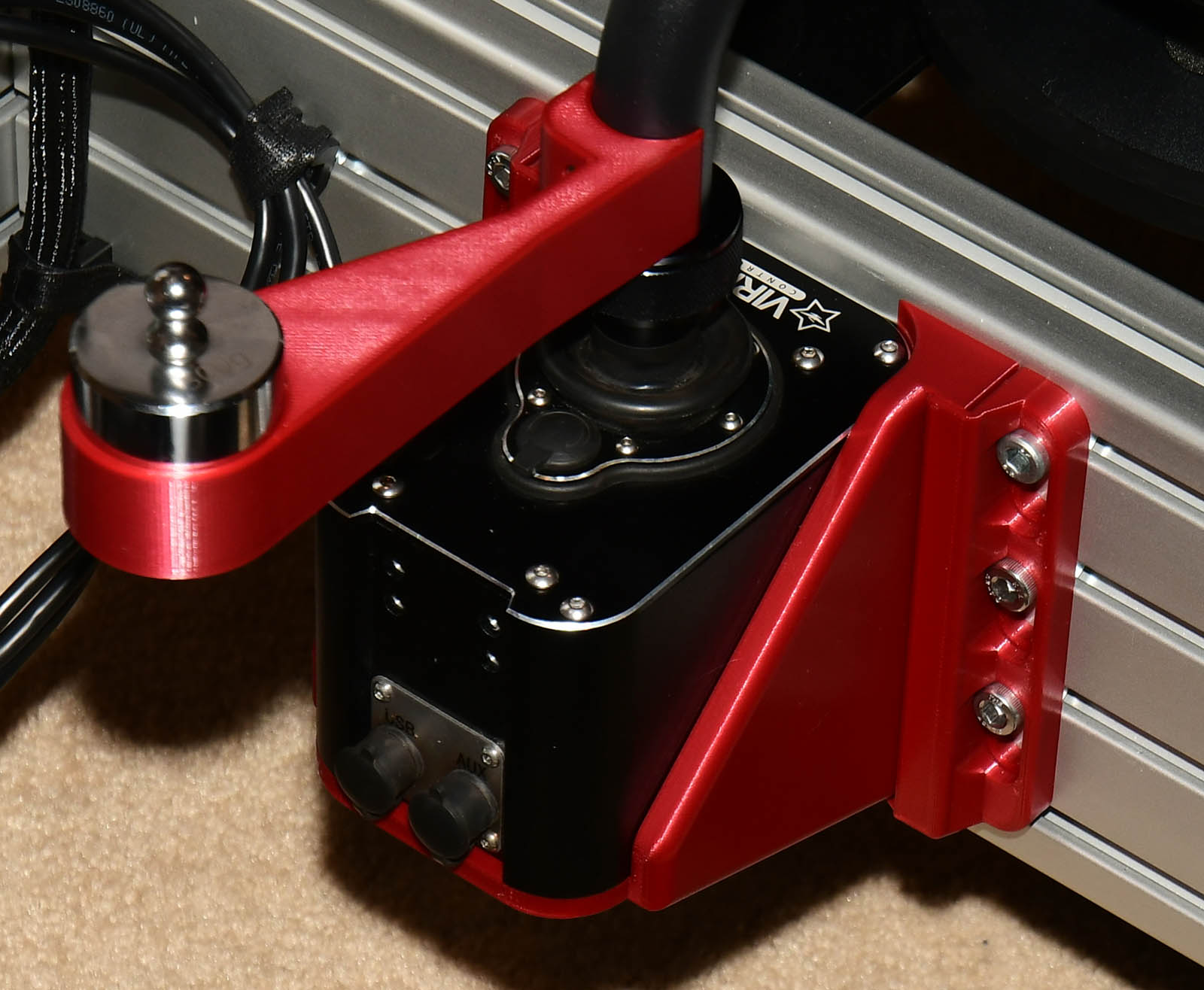Virpil CM2/CM3 Profile Mount for large stick by RCHeliGuy | Download ...
