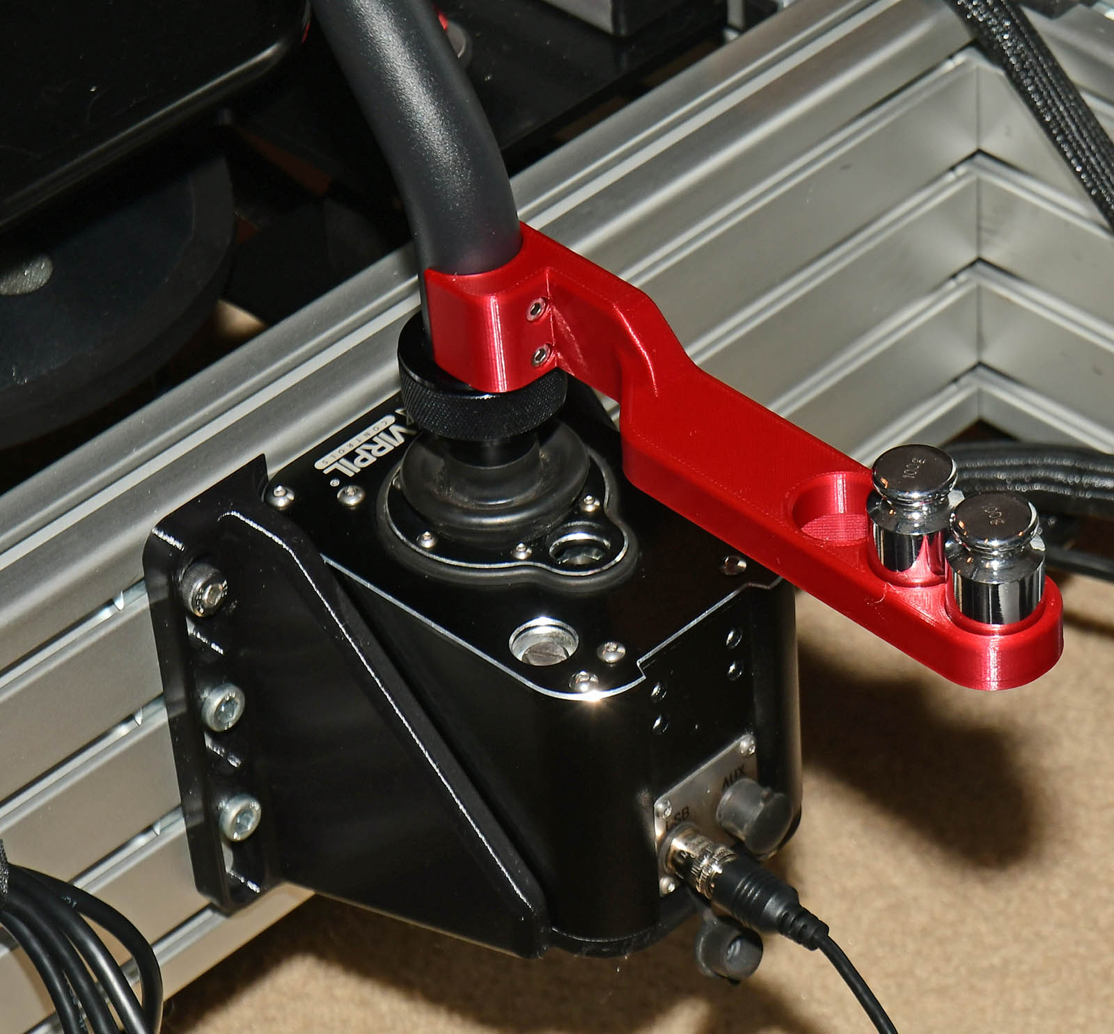 Virpil CM2/CM3 Profile Mount for large stick by RCHeliGuy | Download ...