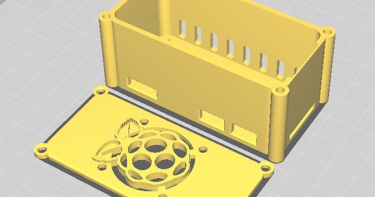 Raspberry Pi Zero W Case By Animator Download Free Stl Model 