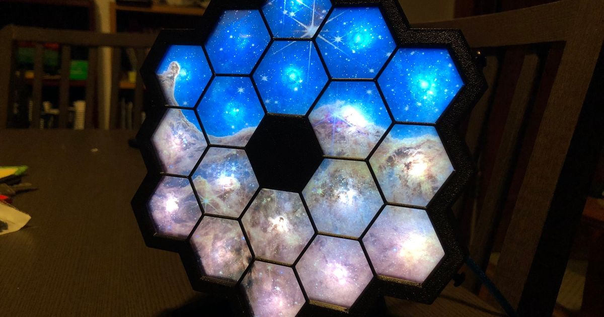 JWST Desktop Display for Prusa by MERoy | Download free STL model ...
