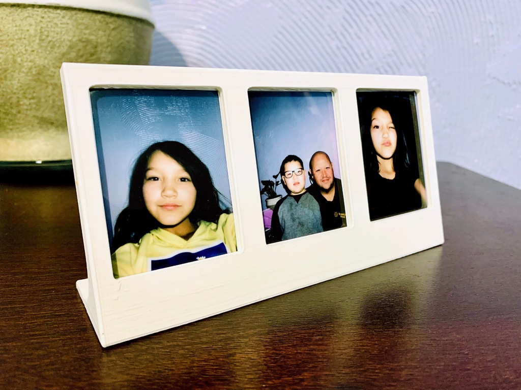 Fujifilm Instax Mini Triple Photo Frame by MakerDAD | Download free STL ...