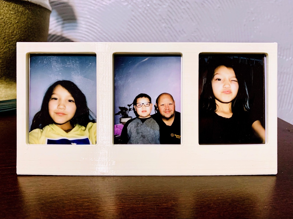 Fujifilm Instax Mini Triple Photo Frame by MakerDAD | Download free STL ...