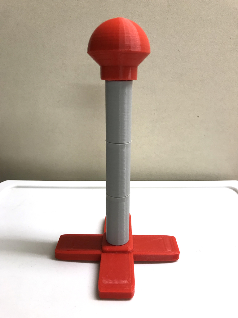 Tabletop Festivus Pole by MakerDAD | Download free STL model ...