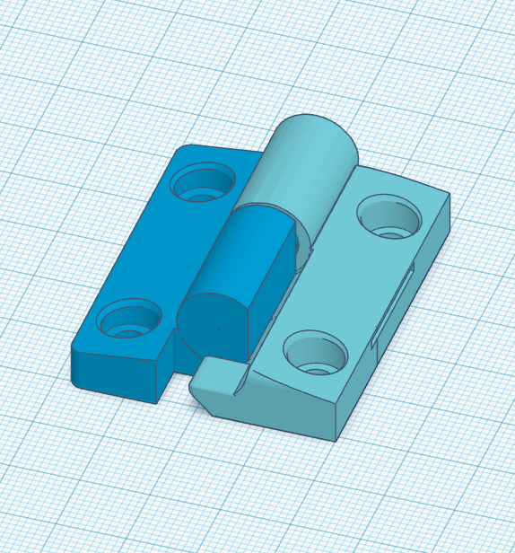 Removable Door Hinge for Makerbot Replicator 2x by Origamigreg ...