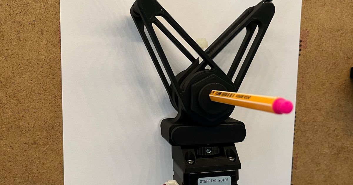 Polargraph Penholder with Nema17 for Penlift by Werner | Download free ...