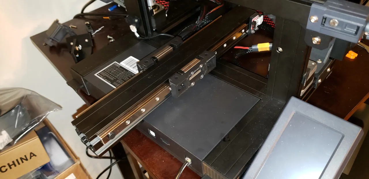 Elegoo Neptune 3 Y axis linear rail installation kit by Feral Engineer ...
