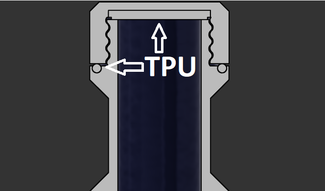 Double TPU Seal EDC Container by David155 | Download free STL model ...