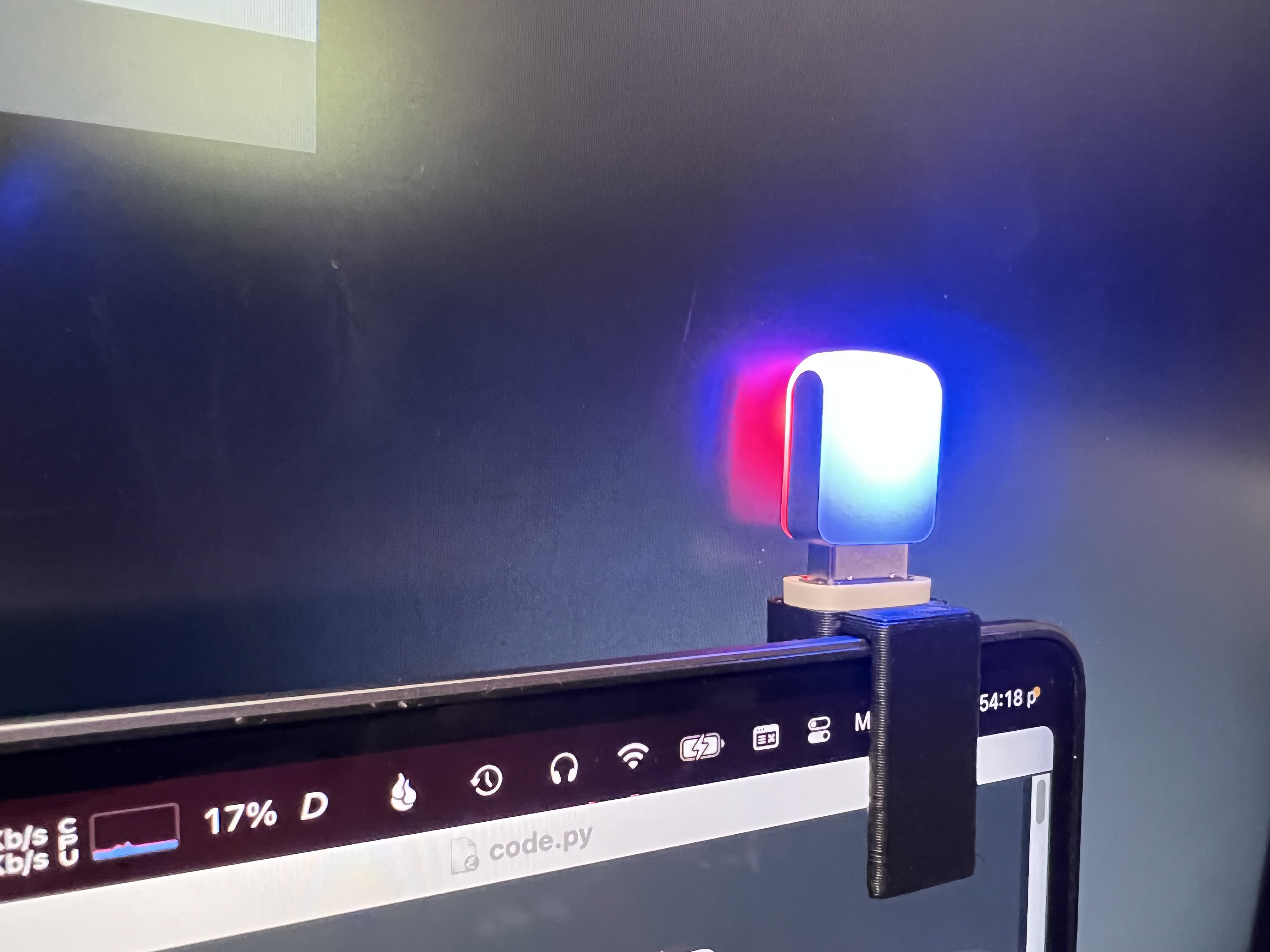 blink(1) USB LED extension cable clip by todbot | Download free STL ...