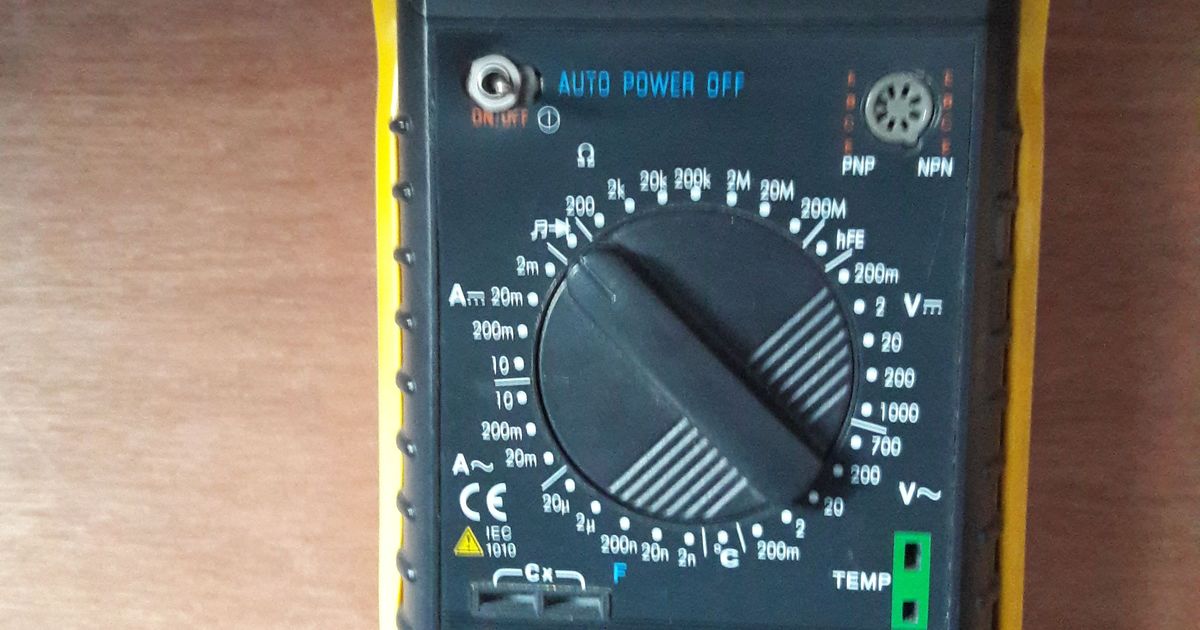 Multimeter hanger by dbozec | Download free STL model | Printables.com