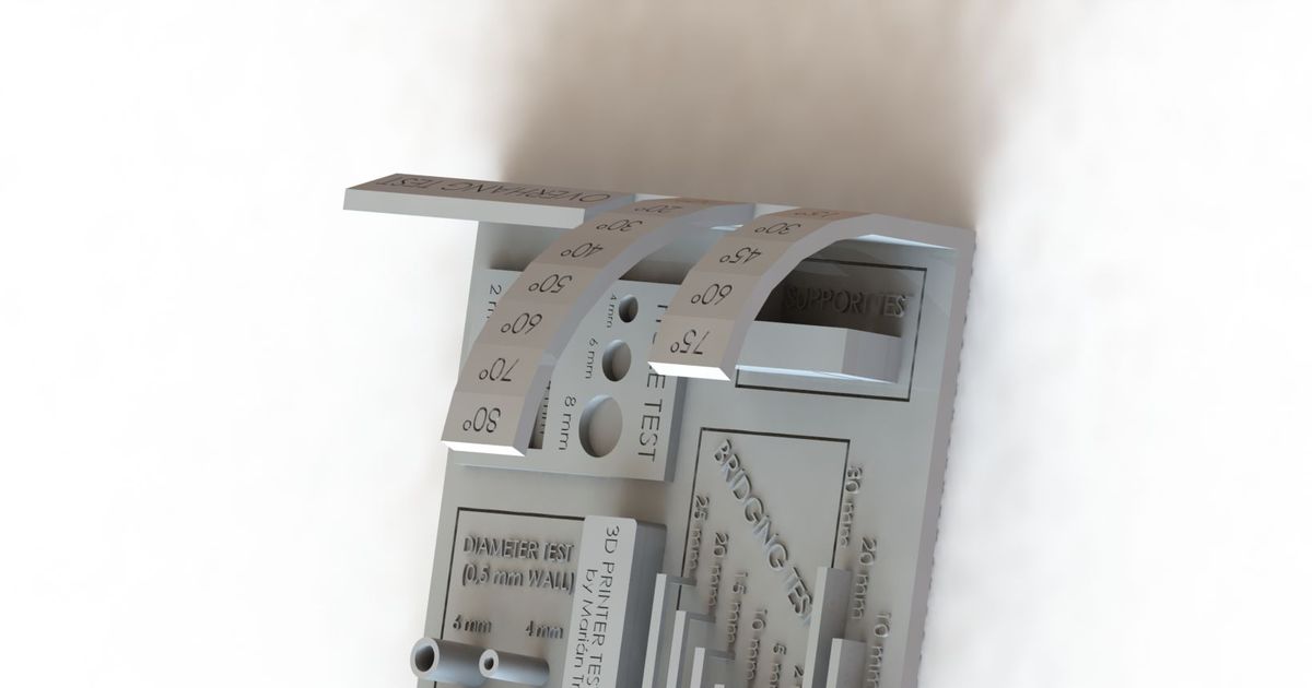 3d printer test by dc132 | Download free STL model | Printables.com