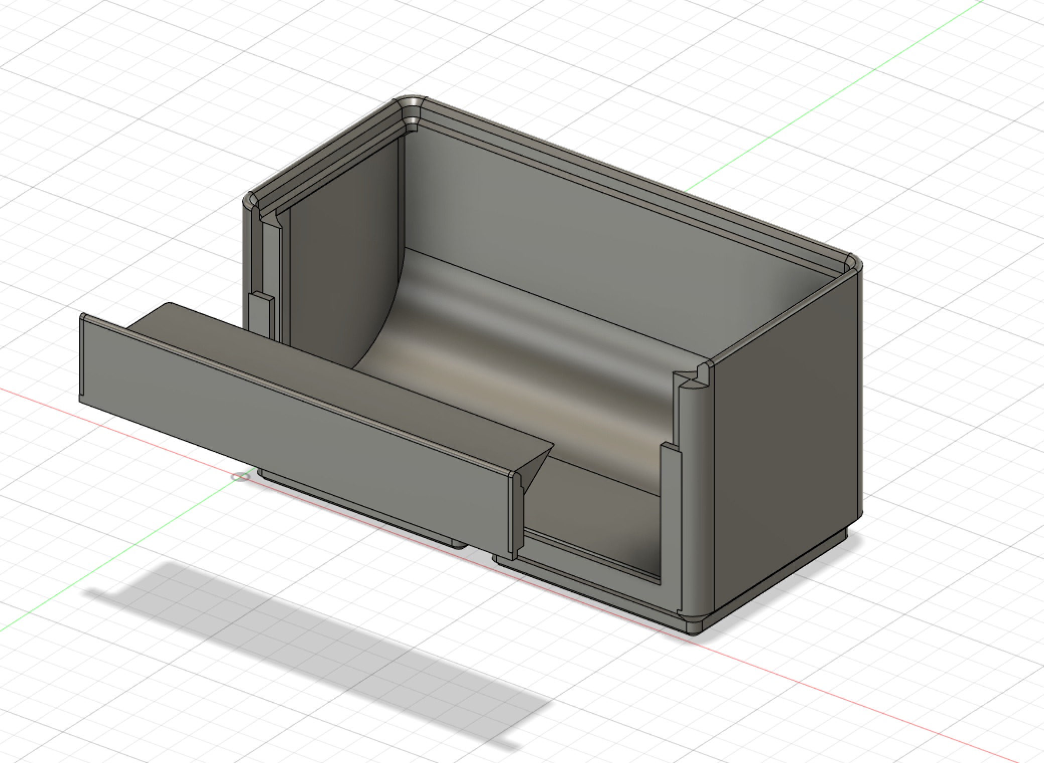 Gridfinity Divider Bin Window - 1 Compartment No Tape by Kwak | Download free STL model ...