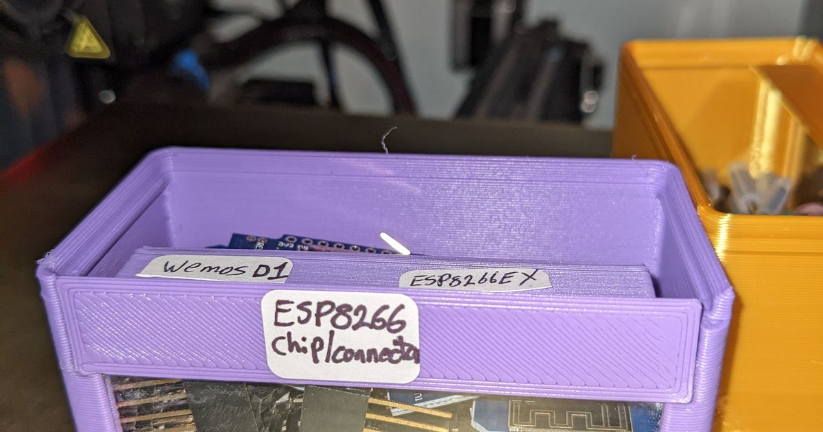 Gridfinity Divider Bin Window - 1 Compartment No Tape by Kwak ...