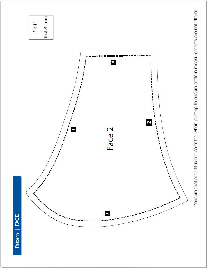 Olson Mask Tracing and Cutting Pattern by ThinkSolutions | Download ...