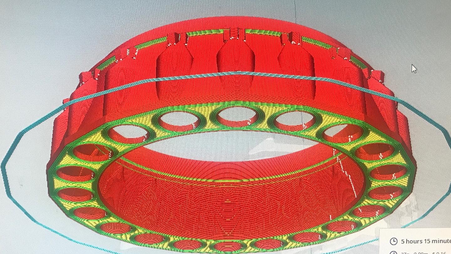 SuperHeavy B7 engine section by AXM61 | Download free STL model ...