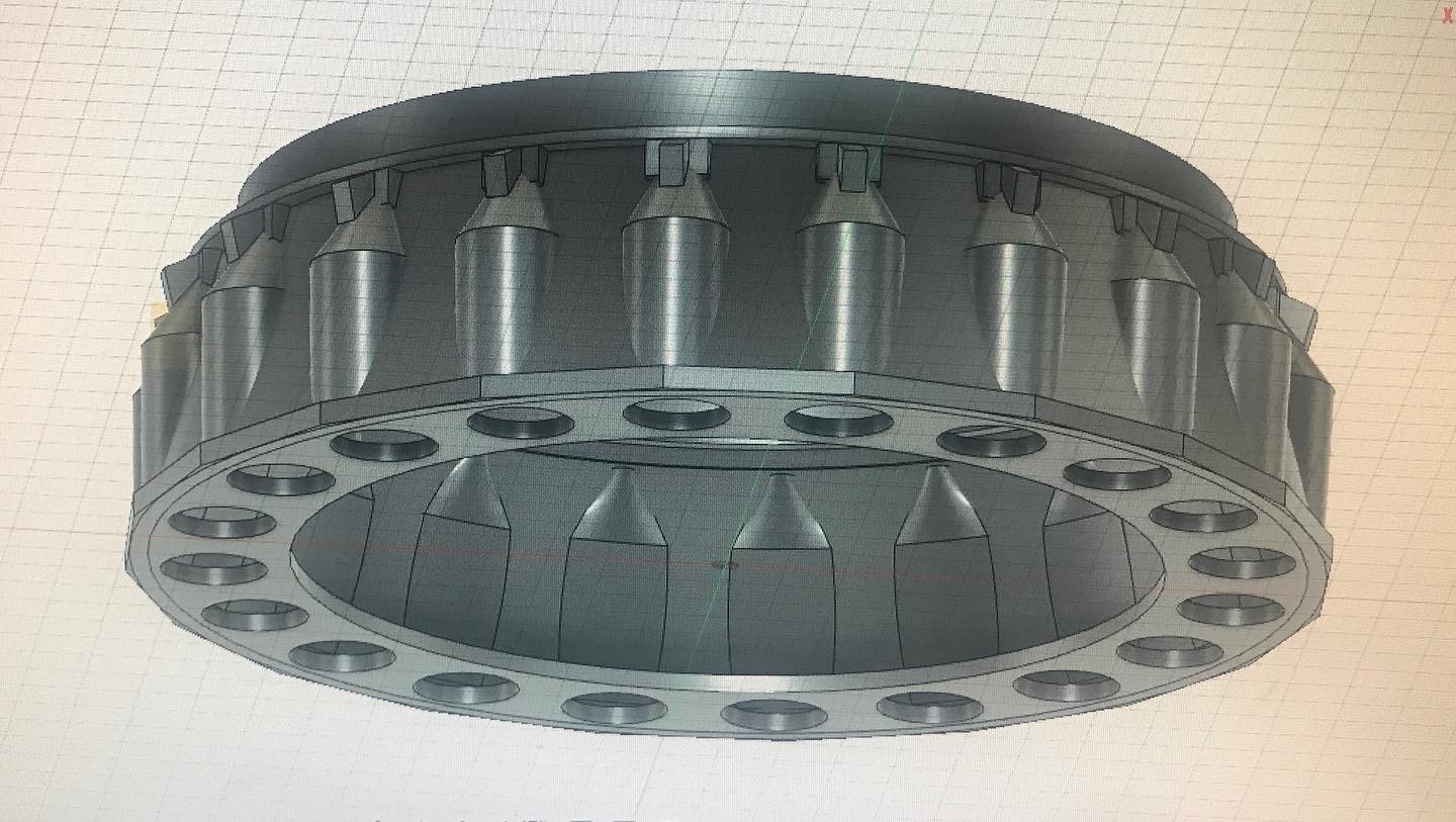 SuperHeavy B7 engine section by AXM61 | Download free STL model ...