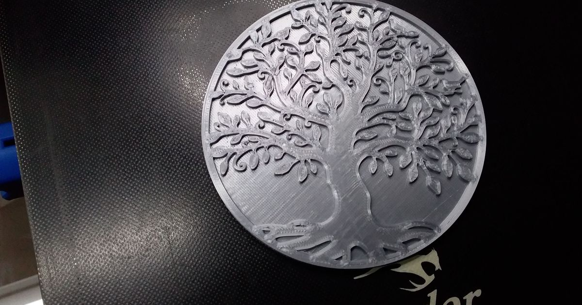 Tree of Life v2 Coaster by Mark | Download free STL model | Printables.com