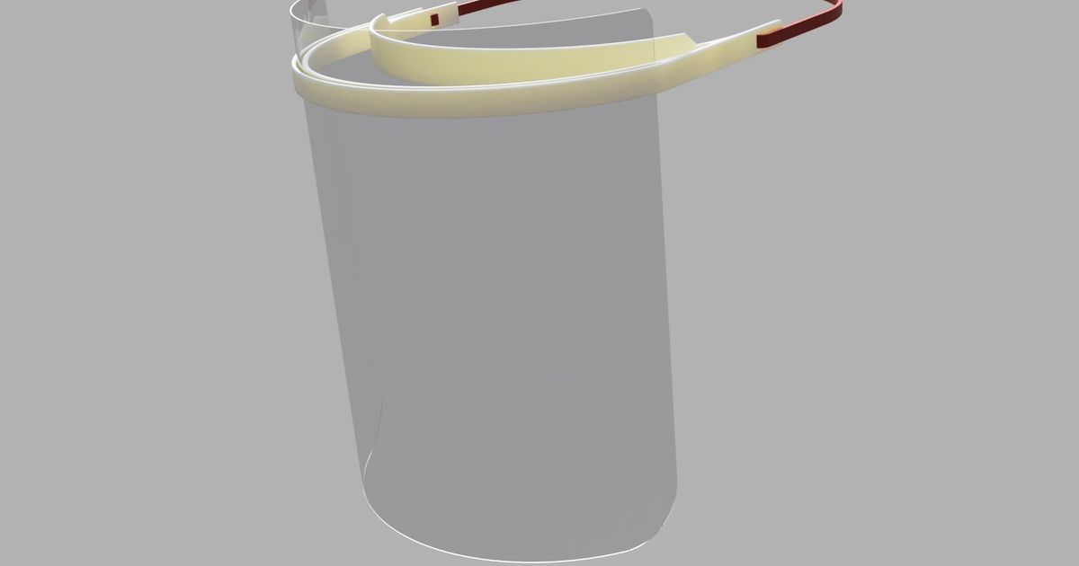 FACE-SHIELD/COVID-19 SHIELD by RaduG | Download free STL model ...