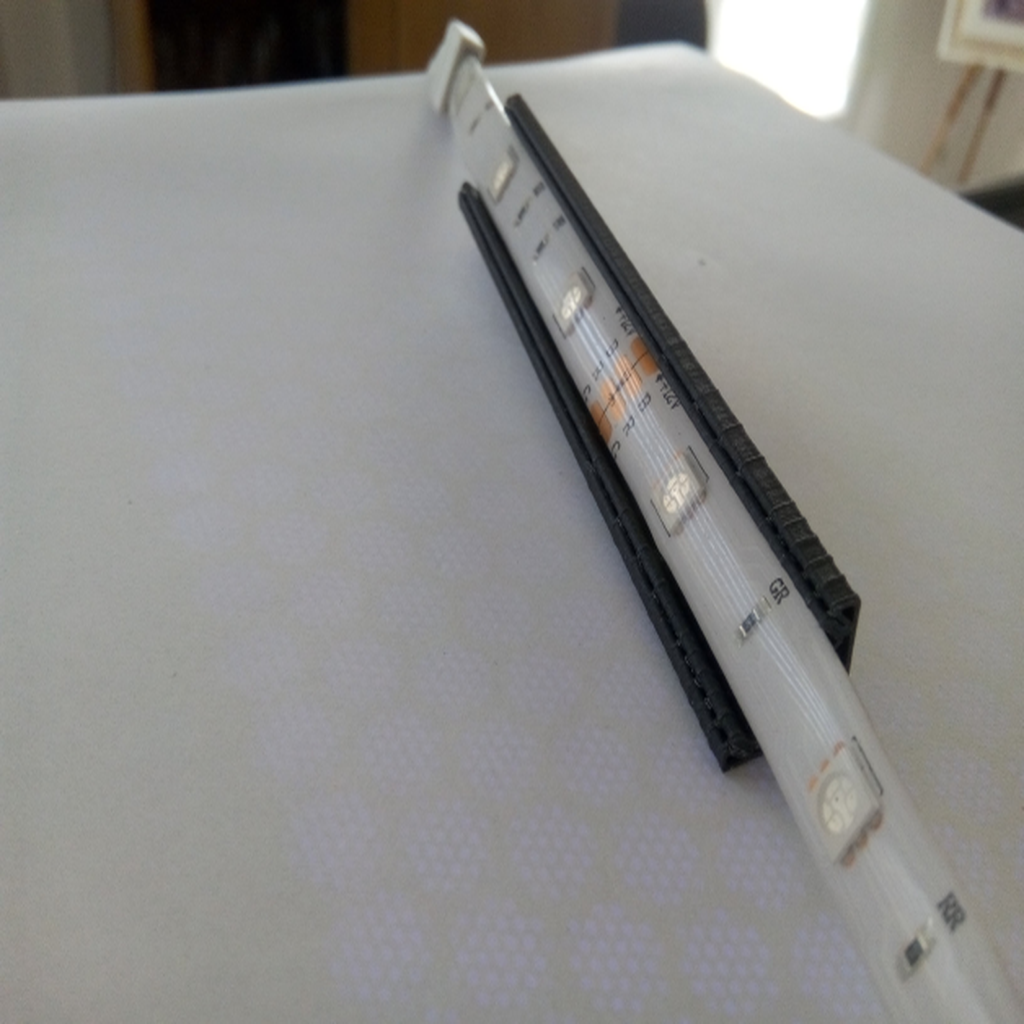 LED Strip Support by RoLL | Download free STL model | Printables.com
